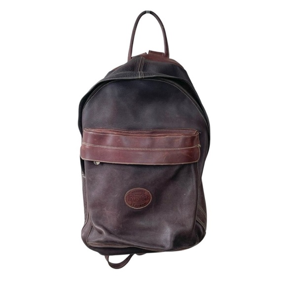 Roots | Bags | Roots Dark Brown Leather Backpack | Poshmark